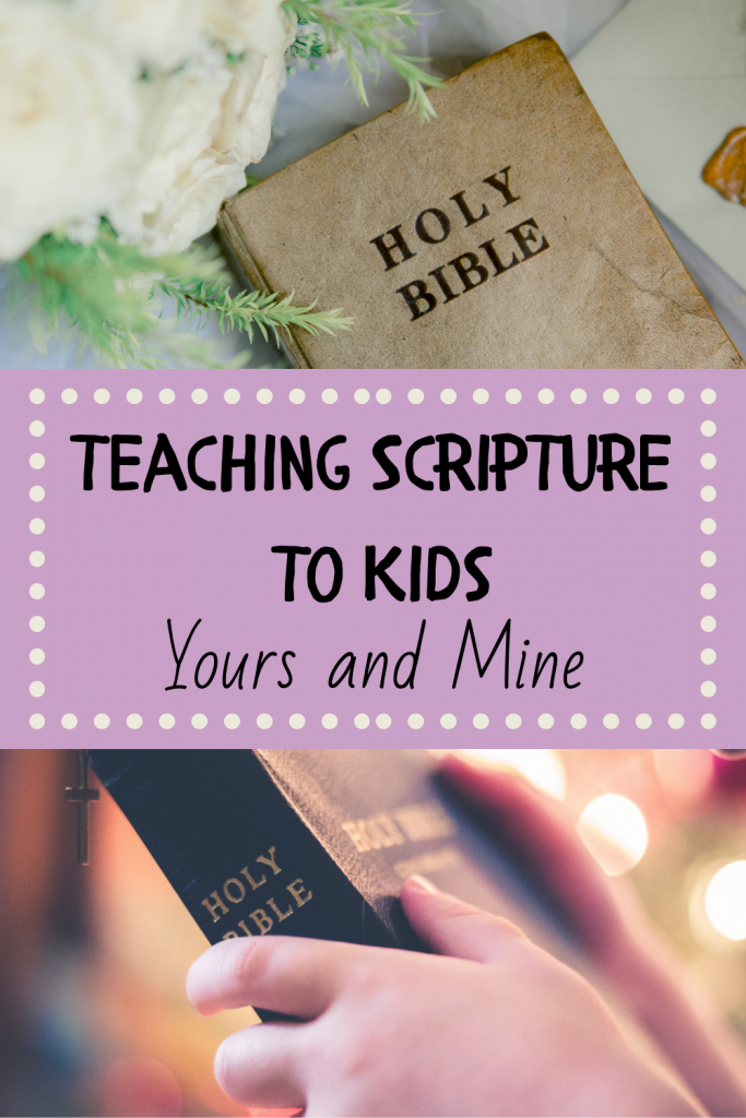 Teaching Scripture To Kids, Yours And Mine - Small Town Children's Ministry